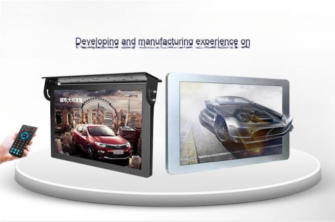 24 Inch LCD Bus Monitor With VGA HDMI AV Input Ports And Mounting Bracket